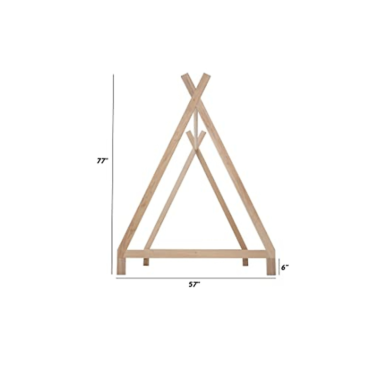 Full Size Teepee Bed Frame Handmade in the USA