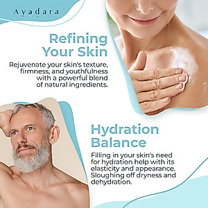 AYADARA Crepey Skin Repair Treatment 8oz, Firming Lotion for Loose Skin, Crepe Corrector Collagen Cream for Body Skin-Tightening, Wrinkle Cream for Face, Neck, Arms and Legs, 500+ Uses