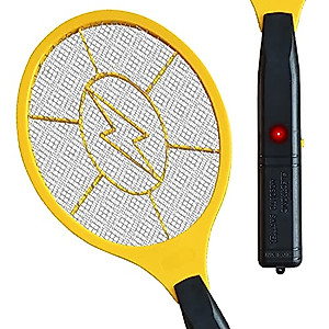 DEVOGUE® Electric Fly Swatter Bug Zapper Battery Operated Flies Killer Indoor & Outdoor Pest Control Mosquito and Insect Catcher Racket