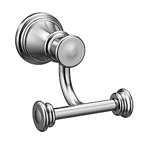 Moen YB6403CH Belfield Double Robe Hook, Chrome