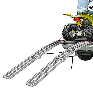 Black Widow AFL-9012-2 Aluminum 7' 6 Arched ATV Ramp