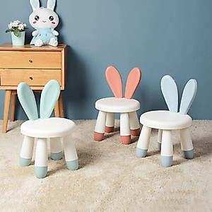 Soerreo Children's Chair Kindergarten Baby Learning Chair Plastic Game Chair Removable