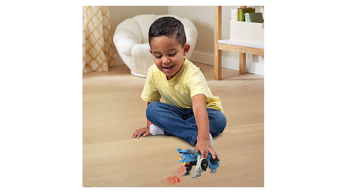 VTech Triceratops Race Car - Transform & Play!