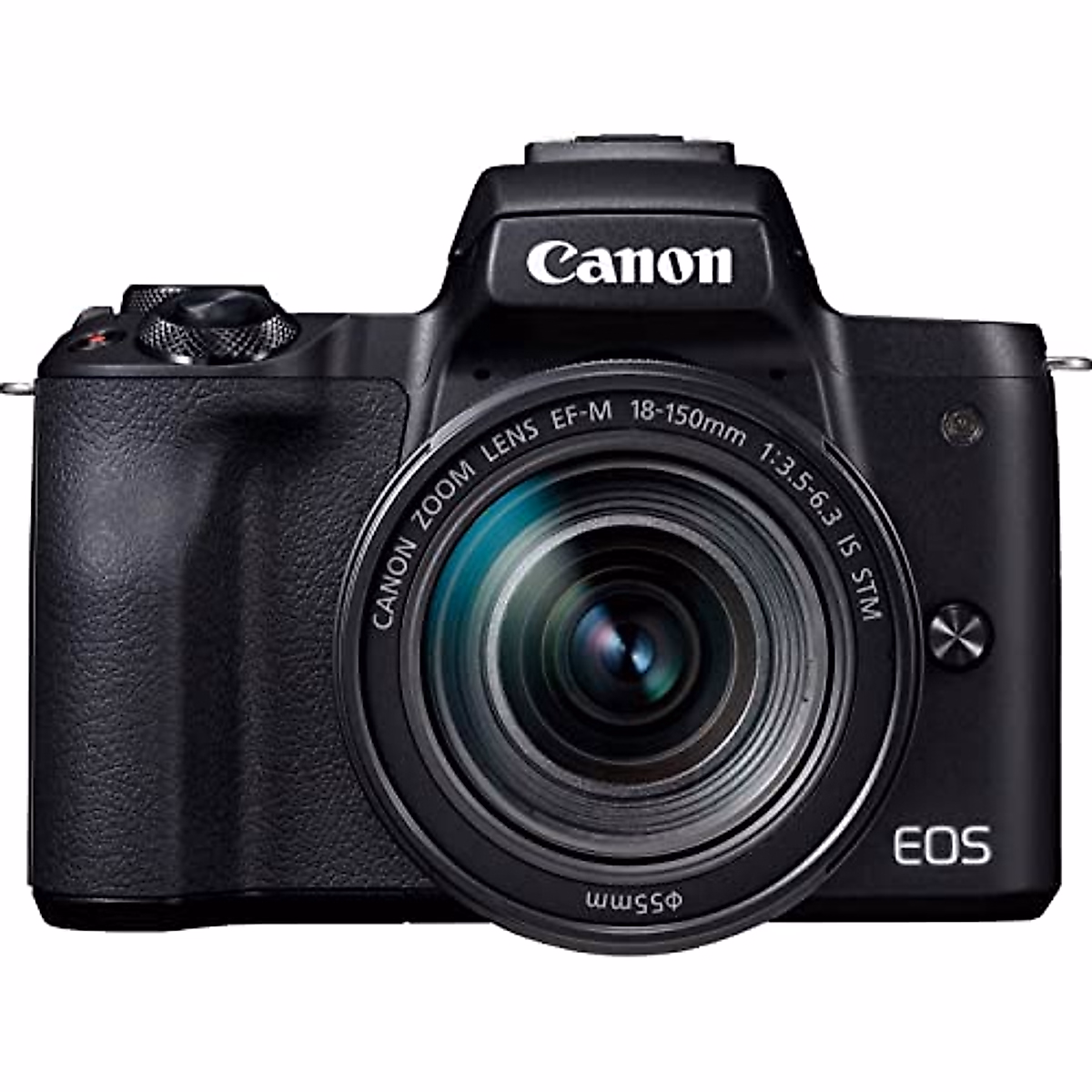 Canon EOS M50 Mark II Mirrorless Camera with EF-M 18-150mm is STM Lens (4728C001), 64GB Memory Card, Card Reader, Case, Flex Tripod, Hand Strap, Cap Keeper, Memory Wallet, Cleaning Kit (Renewed)