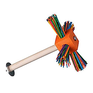 Super Bird Creations SB509 Spin-a-roo Bird Perch Toy, Small/Medium Bird Size, 8.5" x 6.5" x 6.5"