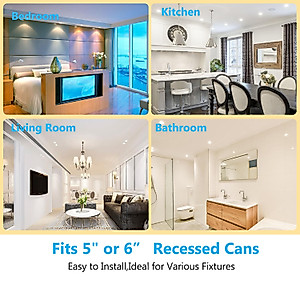 dalattin 12 Pack BR30 LED Bulbs 65W Equivalent, Dimmable Indoor Flood Lights 5000K Daylight White, 9W, 800 Lumens, E26 Base, LED Recessed Light Bulb for Living Room, Bedroom, Bathroom, Kitchen