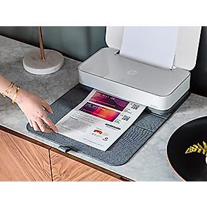 PC Universal Tango X Smart Wireless Printer with Indigo Linen -Cover – Mobile Remote Print, Scan, Copy, HP Instant Ink 3-Port USB Charger