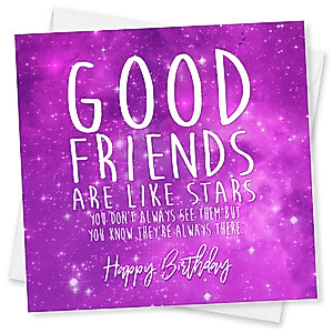 Punkcards - Friend Birthday Card Female, Special Friend Birthday Card Female, Birthday Cards for Women, Made in UK