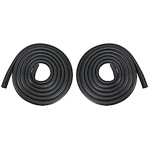 ECOTRIC Door Seals Rubber Weatherstrip Pair Set for 1973-1979 Ford Bronco F100 F150 F250 F350 Black