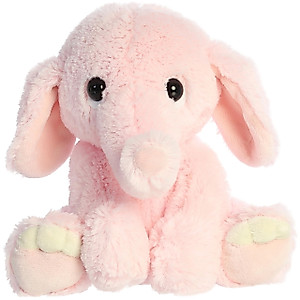Aurora® Playful Lil Benny Phant™ Baby Stuffed Animal - Soft & Cuddly Toy - Imaginative Play - Pink 10 Inches