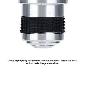 Microscope Lens,40X 185 Biological Microscope Achromatic Objectives Lens 160/0.17 5×5×5cm Eliminate Unwanted Reflections