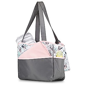 Disney Baby Girl Multi Piece Tote, Minnie-Watercolor