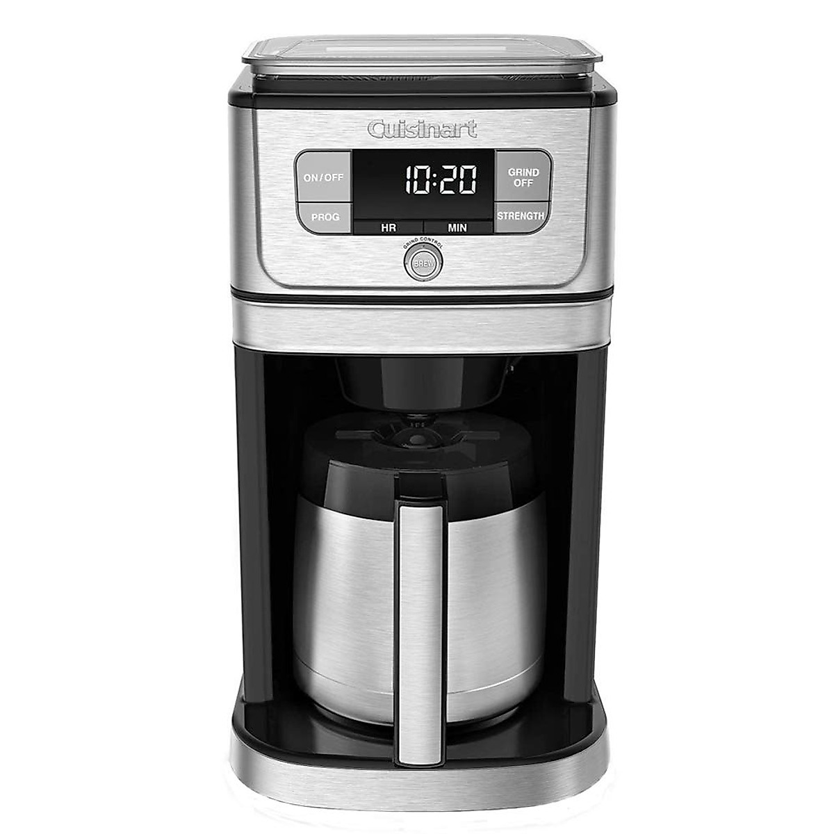 Cuisinart DGB850 Burr Grind & Brew 10 Cup Coffeemaker Silver (DGB-850) with 1 YR CPS Enhanced Protection Pack