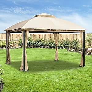 Garden Winds Replacement Canopy Top Cover for The Malibu Gazebo - 350