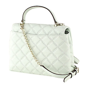 Kate Spade Natalia Medium Flap Crossbody Women's Leather Handbag (Crystal blue)