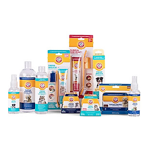 Arm & Hammer for Pets Tartar Control Dental Mints for Dogs Dog Dental Mints Reduce Plaque & Tartar Buildup for All Dogs Beef Flavor (Pack of 2)