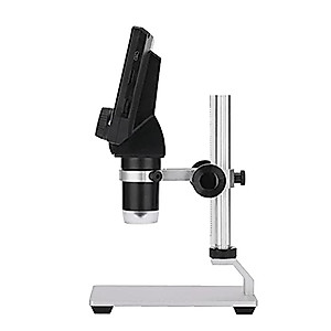 IULJH Electronic USB Microscope 1-1000X Digital Soldering Video Microscopes 4.3" LCD Magnifying Camera Metal Stand Magnifier