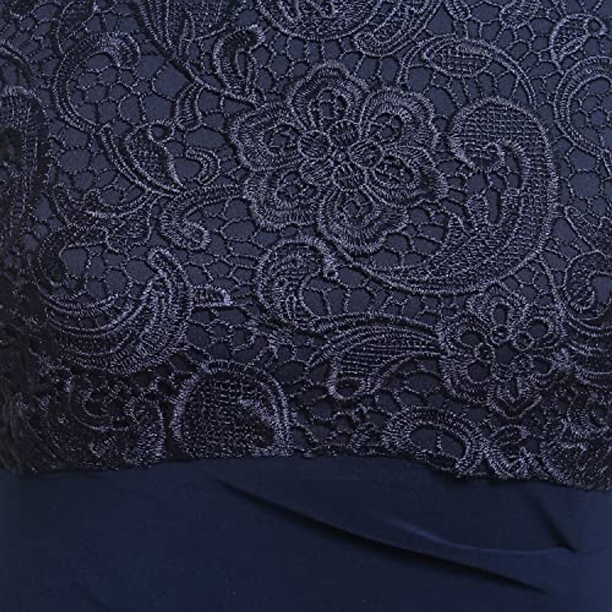 Alex Evenings Women's Long Cowl Back Dress (Petite and Regular), Navy, 14