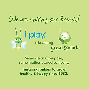 i play. by green sprouts Unisex-Baby Blanket | All-Day UPF 50 Protection | Attachable Car Seat Cover and Sun Canopy | Soft, Lightweight, Breathable, White, 30″ x 40″