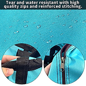 SKRYUIE Heavy-duty Oversized Storage Bag Tote Bag Reusable Mobile Bag, Light Green Moving Bag, Clothes Storage Belt, Strong Zipper and Handle, Can Be Used for Storage, University Dormitories