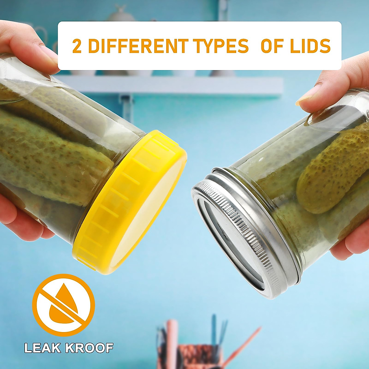 Brajttt Mason Jars 8 oz, Glass Jars With Regular Lids and Bands,16 pcs Canning Jars Jelly Jars, Ideal for Jam, Honey,DIY Spice Jars, Dessert