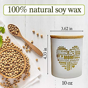 Mami Home Scented Mom Candle -for Loving, Inspiring Moms. Ideal, Thoughtful Uplifting Healing Gift for Mom's Birthday, Gifts for Mother's Day, I Love You Mom Candles(Lavender Vanilla, 10oz)