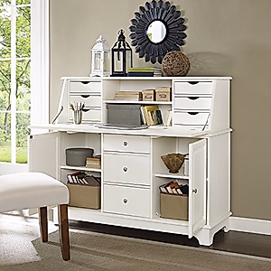 Crosley Furniture Sullivan Secretary Desk - White