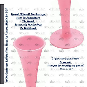 Pinard Foetal Stethoscope Pink DDP