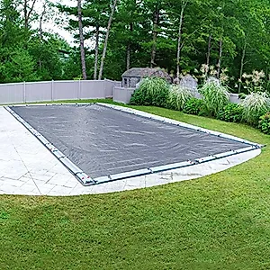 Robelle 462550R Value-Line Winter Pool Cover for In-Ground Swimming Pools, 25 x 50-ft. In-Ground Pool