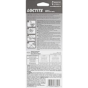 Loctite Epoxy Five Minute Instant Mix 0.47-Fluid Ounce Syringe, HC1060027 (1365868)