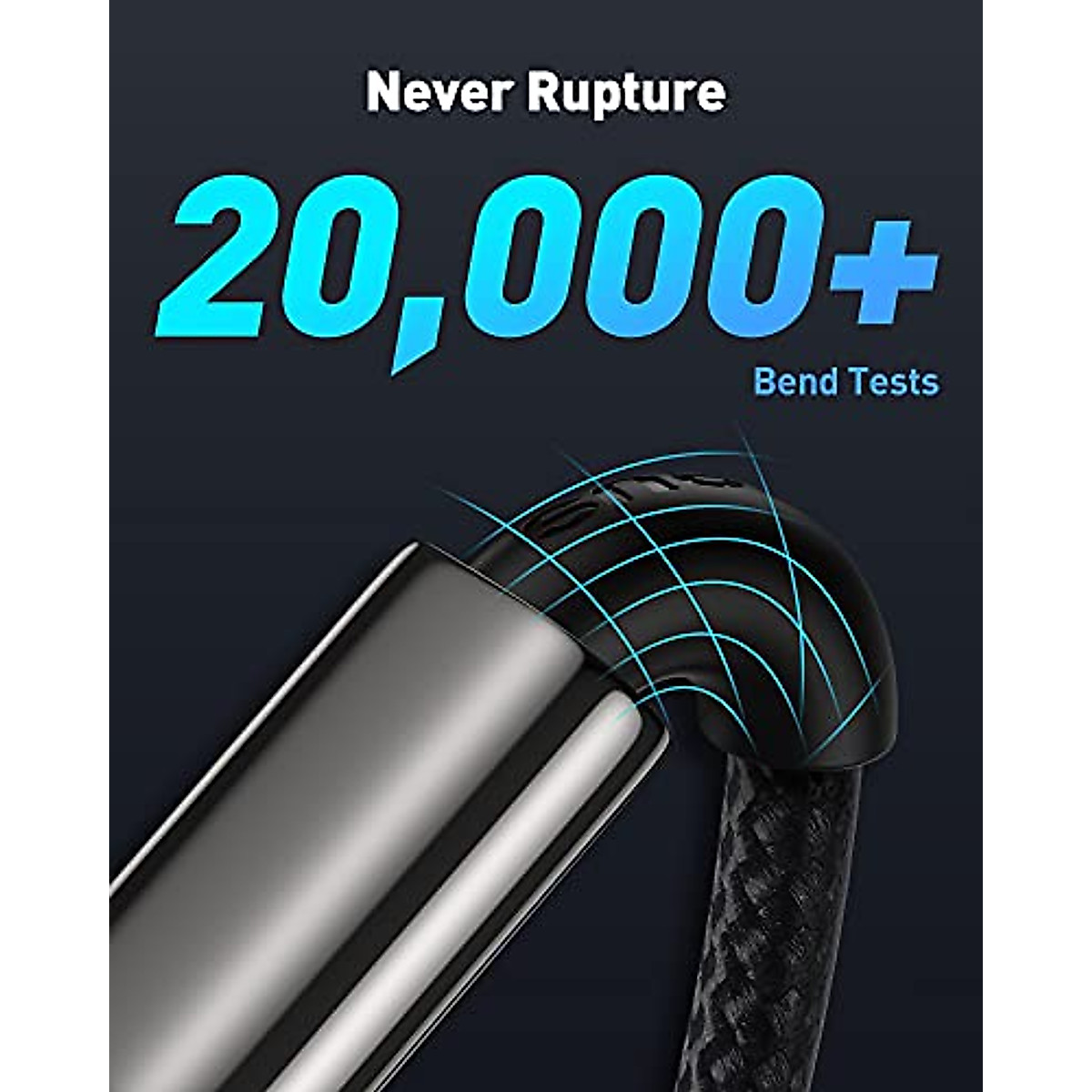 USB C Cable, Baseus 100W PD 5A QC 4.0 Fast Charging USB C to USB C Cable, Zinc Alloy Nylon Braided Type C Data Cable for Samsung S21 S20+ S10 Note 10 iPad Pro MacBook Pro Google Pixel and more (3.3ft)