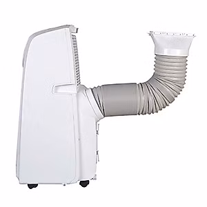 AireMax Portable Air Conditioner and Heater with Remote Control | For Rooms up to 500 Sq.Ft. | 24H Timer | Auto Restart | Wheels | LED Display | 4 Modes | White | APE514H