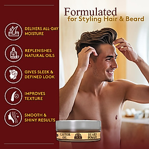 OKAY- MEN Hair and BEARD POMADE 2oz / 59ml