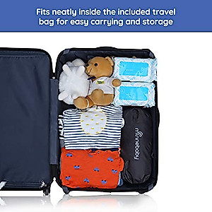 Minnebaby Darkening Cover for Pack N Play, Breathable Travel Crib Shade Canopy Tent for Baby Better Sleeping and Napping