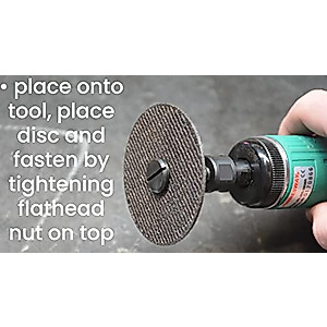 Hot Max 26182 Mandrel and Cut Off Wheel Kit, 1/4-Inch Arbors