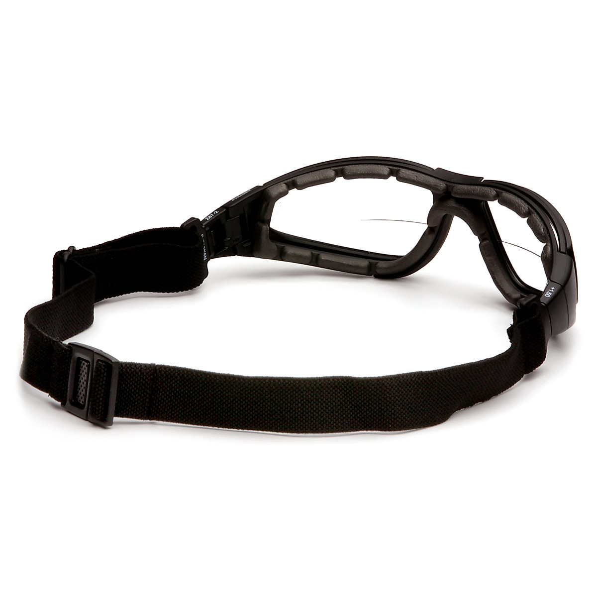 Pyramex XSG Reader Safety Glasses, Black Frame/Clear Anti-Fog + 2.0 Lens