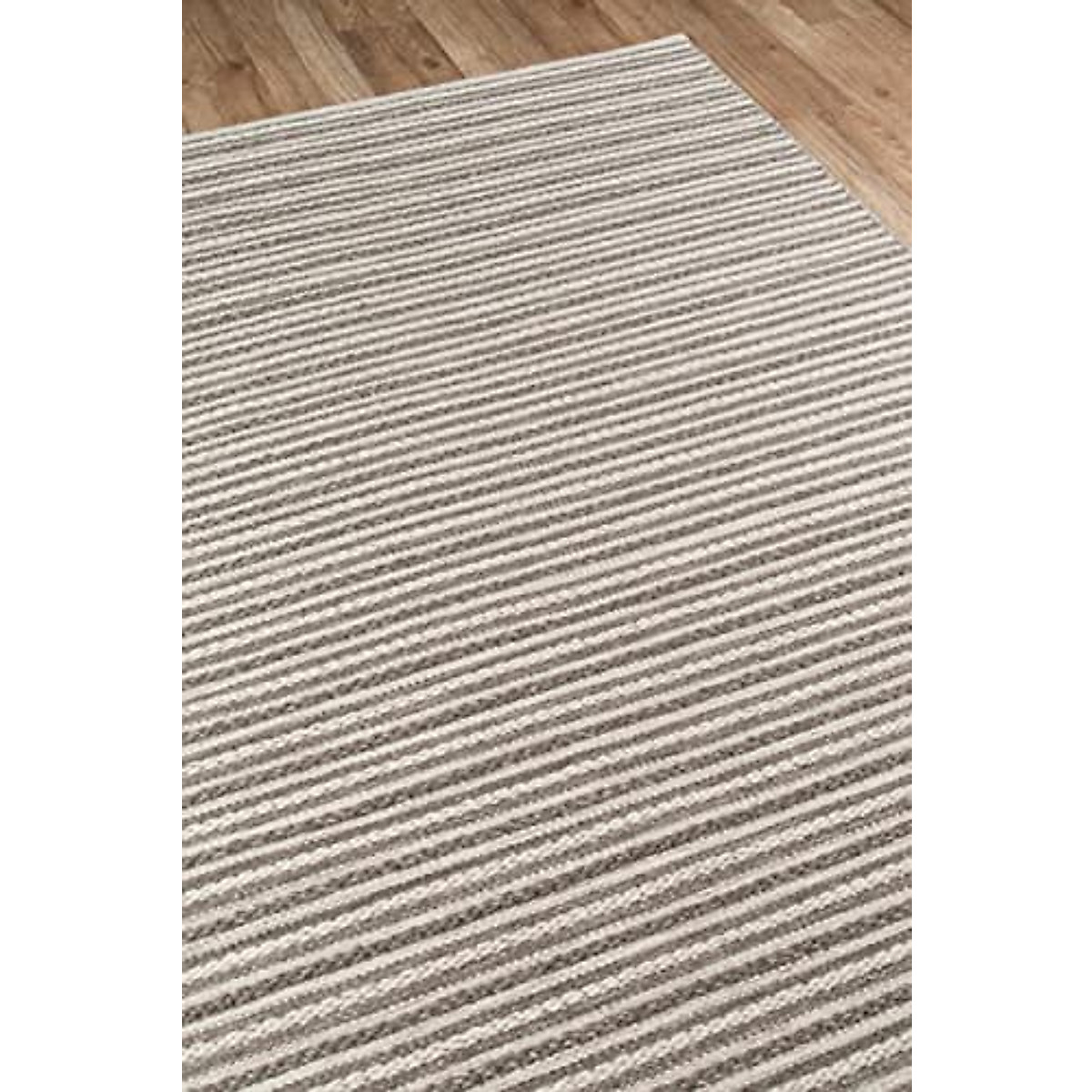 Momeni Rugs Mesa Collection, 100% Wool Hand Woven Flatweave Transitional Area Rug, 2' x 3', Natural Brown