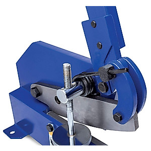 Eastwood 8 in. Bench Shear Throatless Multiple Purpose Bench Top Throatless Sheet Metal Cutter Tool Solid Steel Frame Mounting Type