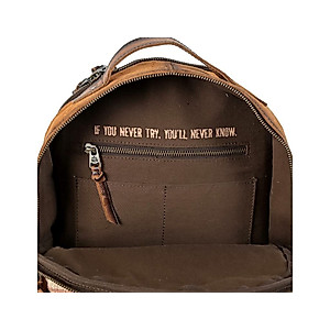 STS Ranchwear Women's Everyday Western Style Aztec Pattern Palomino Serape Mini Backpack with Concealed Carry Pocket