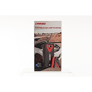 CARHEV 3000A Jump Starter, 24000mAh Car Battery Jump Starter (up to 8.0L Gas and 8.0L Diesel Engine) Battery Jumper Starter Portable, 12V Car Jumper Starter Portable with LED Light and USB QC 3.0