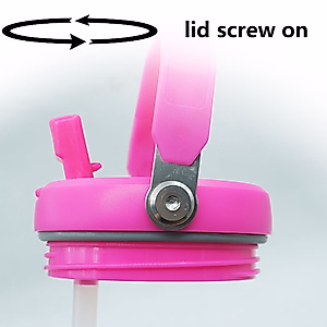 Dreamfocus 40 oz Handle Flip Straw Lid Replacement for Stanley 40 oz Tumbler, Not for 30 oz