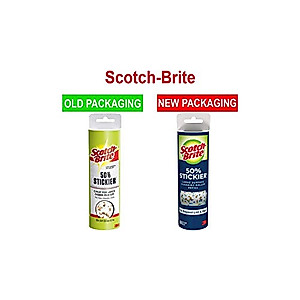 Wide Lint Roller Refills (120 Sheets Total) Cat Dog Pet Hair Animal Fur Remover Clothing Upholstery, Pack of 4