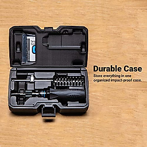 Capri Tools CP21075 Certified Limiting Torque Screwdriver Set, Small, Black, 10-50 in-lbs / Manual