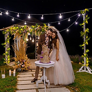 YJFWAL Artificial Green Ivy Leaf Garland String Lights - 6.5ft 1 Vine Fairy Lights with 2Pcs 30 LED String Lights, Battery Operated Fake Greenery Decor for Home, Garden, Party, Weddings, and Walls