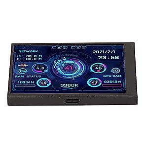 Hosi PC Temperature Display Screen, Detailed Information PC CPU Data Monitor for CPU