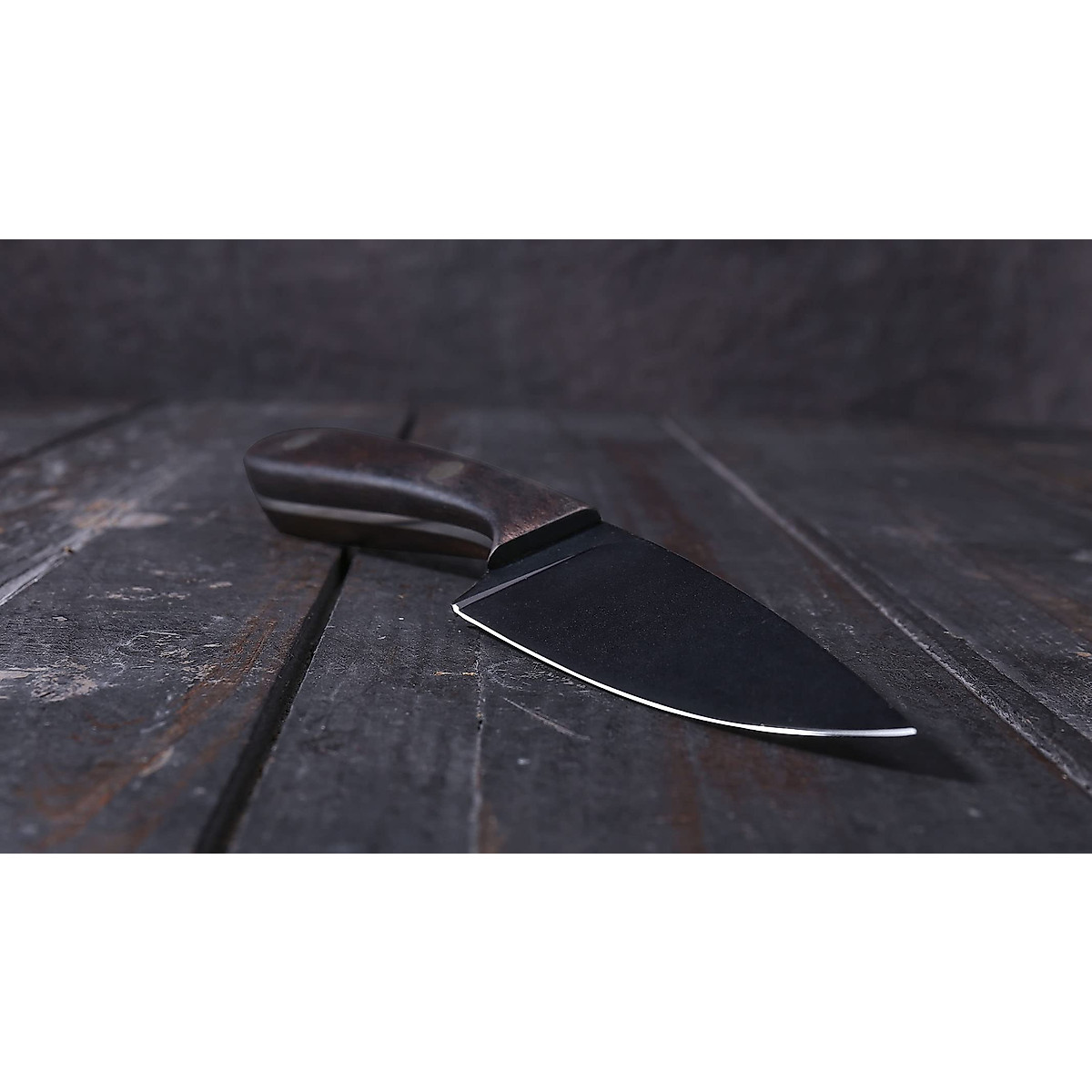 TOUCAN Black Paring Knife – Professional Kitchen Knife for Fruits and Vegetables – Premium Stainless Steel with Ergonomic Handle – 4-inch Blade for Chopping, Cutting, Peeling