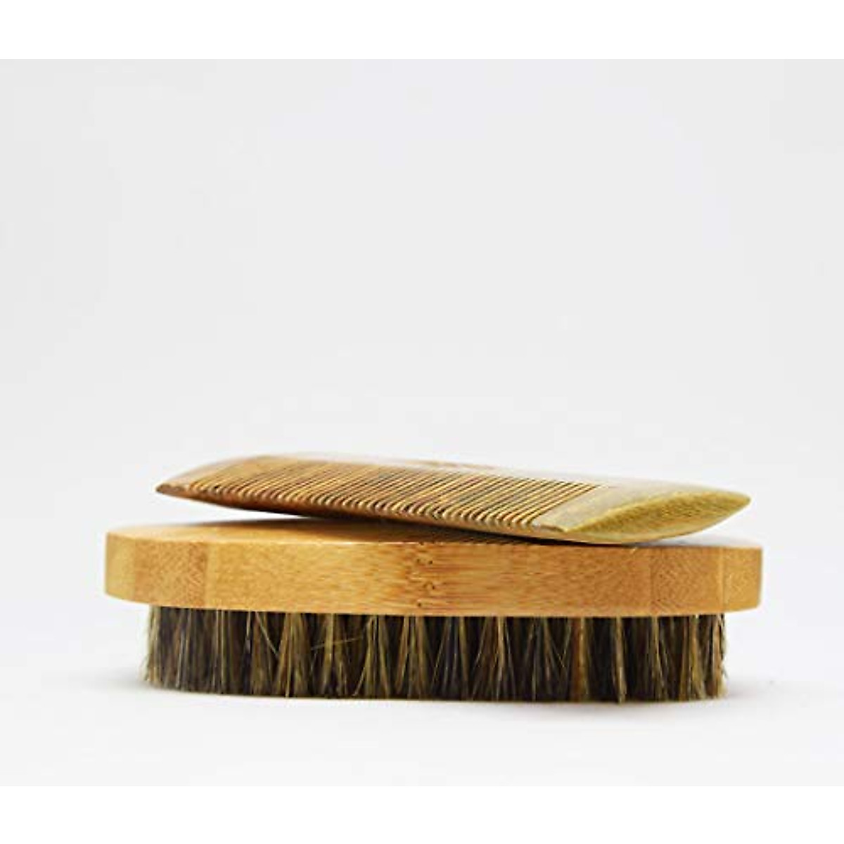 Boar Bristle Beard Brush - 100% Sandalwood Beard Comb, Unique Gifts for Men