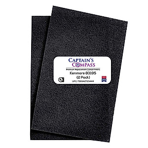 CAPTAIN'S COMPASS Aftermarket Sears/Kenmore Replacement Carbon Pre-Filter for 83195 (4-Pack)