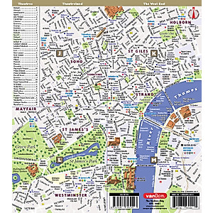 StreetSmart® London Map by VanDam - City Center Street Map of London, England - Laminated folding pocket size city travel and Tube map with all museums, attractions, hotels and sights; 2024 Edition