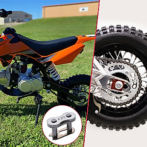 KAMIER 420 Chain Master Connect Link Breaker for Coleman CT200U BT200X Baja 196 212cc Mini Bike Go Kart TaoTao Coolster Ice Bear Suzuki SSR TTR CRF 50 70 90 110 125cc Pit Dirt Bike 4 Wheeler ATV Parts